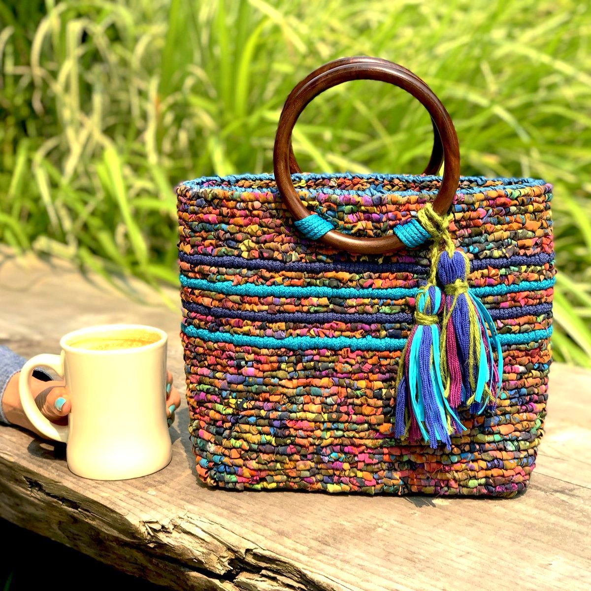 Festival Tote Locker Hooking Kits SOLD - Color Crazy