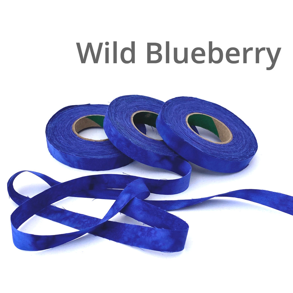 Hand-Dyed Cotton Fabric Strips, 1/2" - Color Crazy